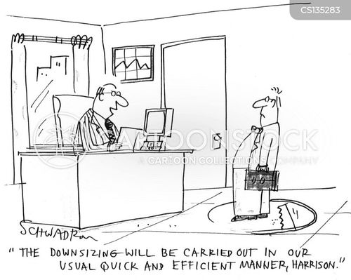 Job Cuts Cartoons and Comics - funny pictures from CartoonStock