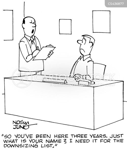 Headcount Reduction Cartoons and Comics - funny pictures from CartoonStock