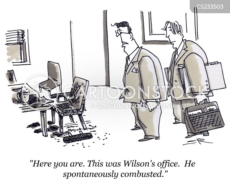 Spontaneous Human Combustion Cartoons and Comics - funny pictures from ...