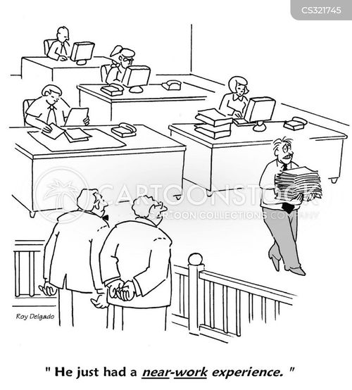 Drowning In Work Cartoons and Comics - funny pictures from CartoonStock