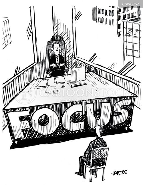 Focusing Cartoons and Comics - funny pictures from CartoonStock