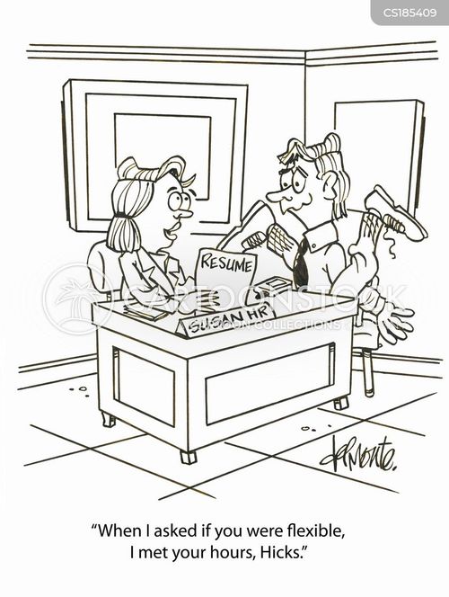 Flexible Hours Cartoons and Comics - funny pictures from CartoonStock