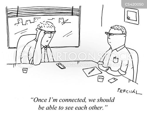 Google Glasses Cartoons and Comics - funny pictures from CartoonStock