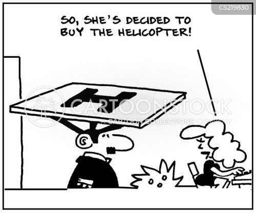 Helipads Cartoons and Comics - funny pictures from CartoonStock