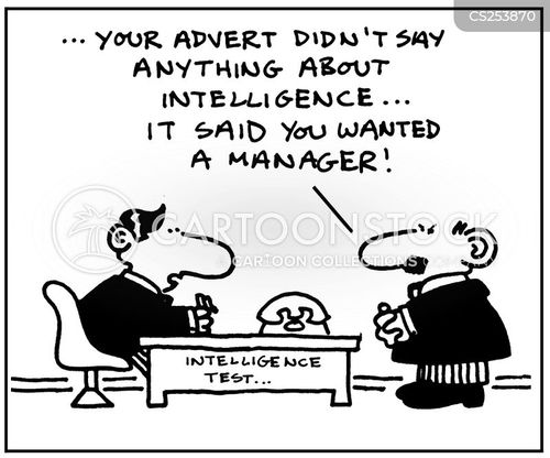 Intelligence Test Cartoons and Comics - funny pictures from CartoonStock