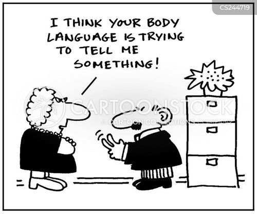 Body Language Cartoons and Comics - funny pictures from CartoonStock