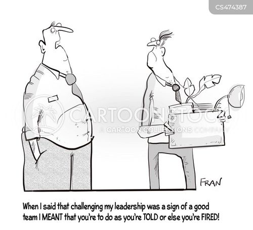Leadership Style Cartoons and Comics - funny pictures from CartoonStock