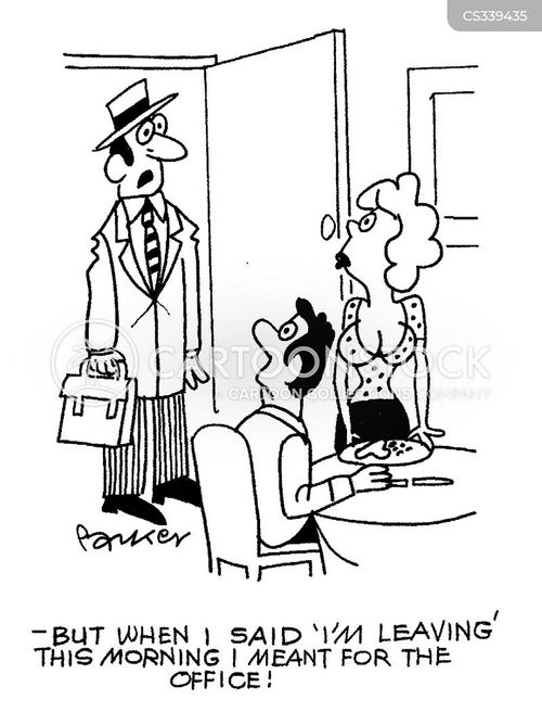 Leaving For Work Cartoons and Comics - funny pictures from CartoonStock