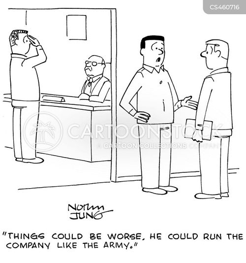 Army Officer Cartoons and Comics - funny pictures from CartoonStock