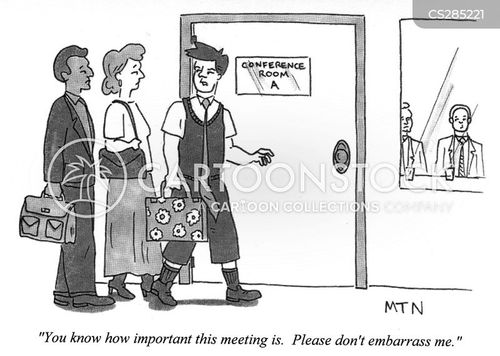 Embarrassing Outfit Cartoons and Comics - funny pictures from CartoonStock