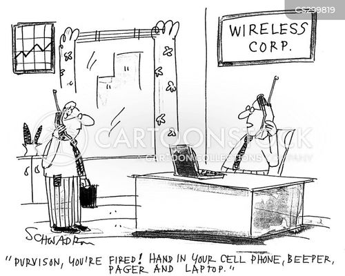 Pager Cartoons and Comics - funny pictures from CartoonStock