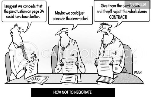 Negotiation Table Cartoons and Comics - funny pictures from CartoonStock
