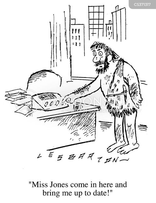 Caveman In Office Cartoons and Comics - funny pictures from CartoonStock