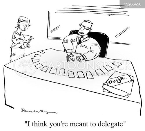 Delegate Role Cartoons and Comics - funny pictures from CartoonStock