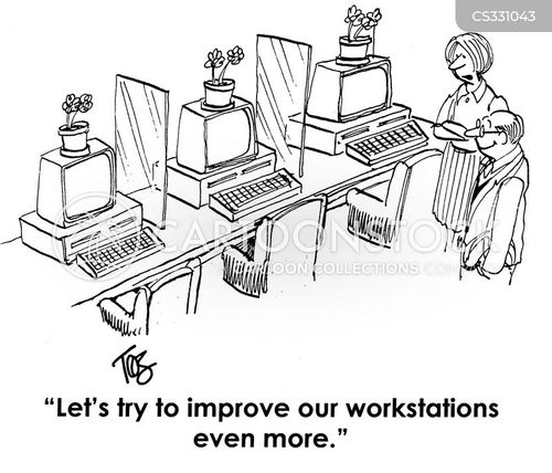 Workstation Cartoons and Comics - funny pictures from CartoonStock