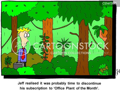 Office Plants Cartoons and Comics - funny pictures from CartoonStock
