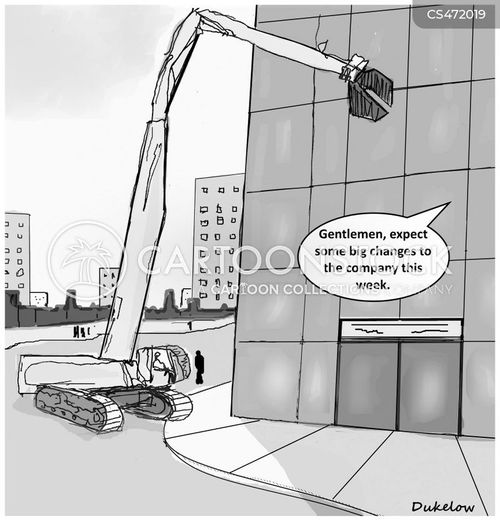 Office Restructuring Cartoons and Comics - funny pictures from CartoonStock