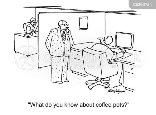 Coffee Maker Cartoons and Comics - funny pictures from CartoonStock