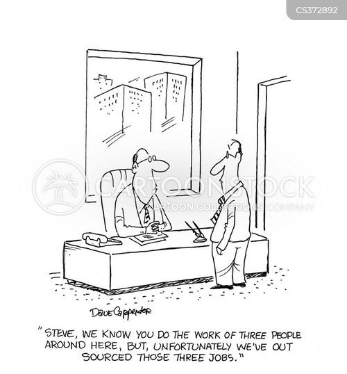 Job Outsourcing Cartoons and Comics - funny pictures from CartoonStock