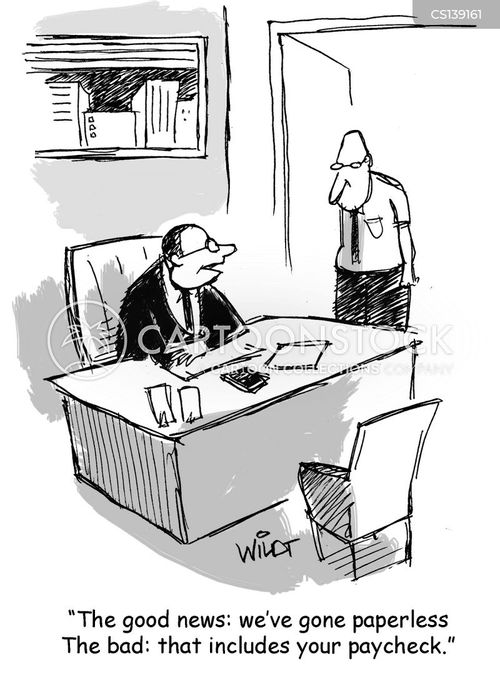 Paperless Cartoons and Comics - funny pictures from CartoonStock