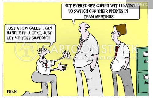 Smartphone-absence Cartoons and Comics - funny pictures from CartoonStock