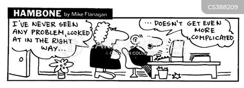 Complicated Problem Cartoons and Comics - funny pictures from CartoonStock