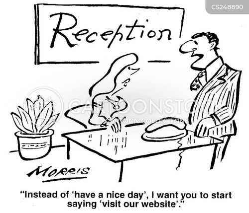 Reception Centers Cartoons and Comics - funny pictures from CartoonStock