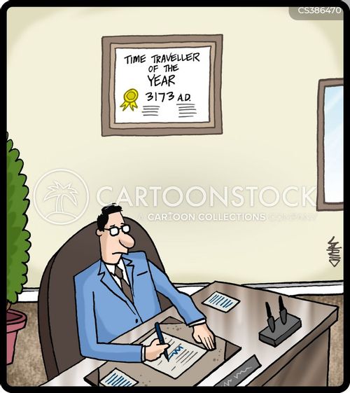 Going Back In Time Cartoons and Comics - funny pictures from CartoonStock