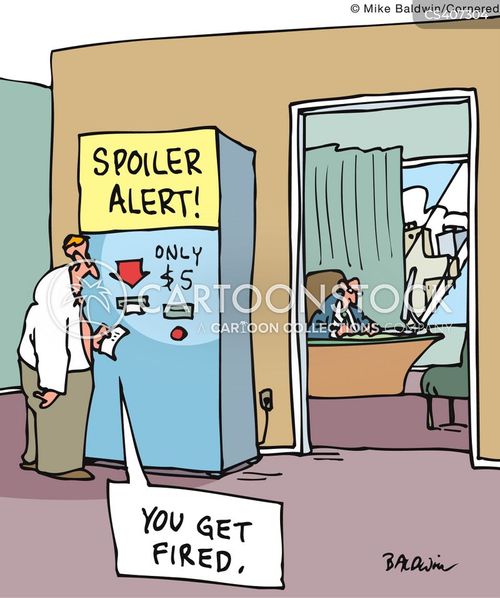 Spoiler Alert Cartoons and Comics - funny pictures from CartoonStock