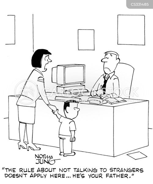 Absent Father Cartoons and Comics - funny pictures from CartoonStock
