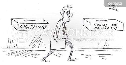 Terms & Conditions Cartoons and Comics - funny pictures from CartoonStock