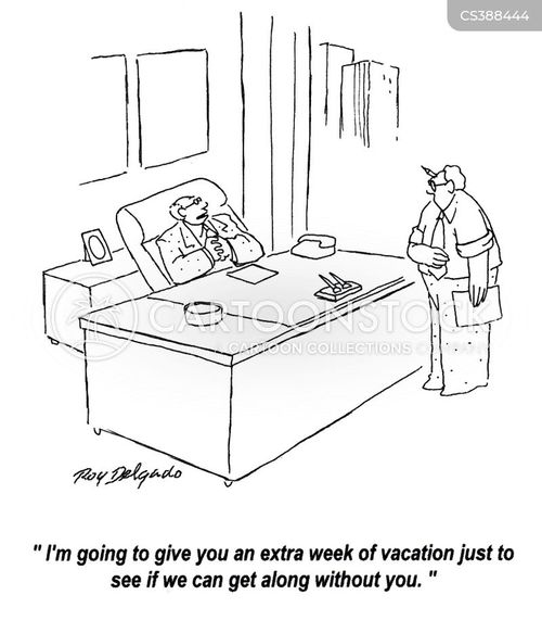 Time Off Work Cartoons and Comics - funny pictures from CartoonStock