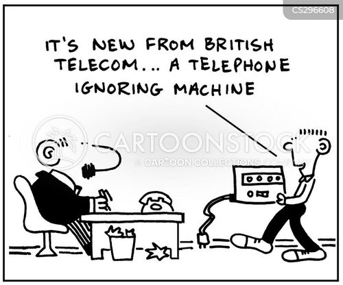 Screening Calls Cartoons and Comics - funny pictures from CartoonStock