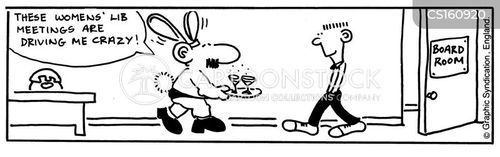 Womens' Lib Cartoons and Comics - funny pictures from CartoonStock