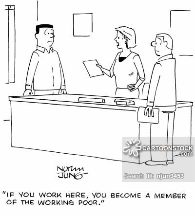 Working Poor Cartoons and Comics - funny pictures from CartoonStock