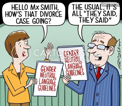 Gender Neutral Language Cartoons and Comics - funny pictures from ...