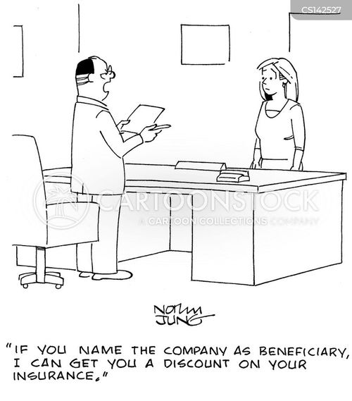 Beneficiaries Cartoons and Comics - funny pictures from CartoonStock