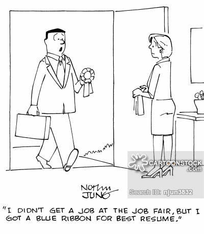 Job Fair Cartoons and Comics - funny pictures from CartoonStock