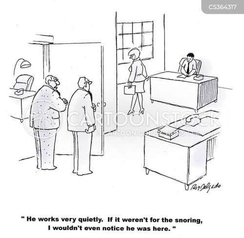 Asleep At Work Cartoons and Comics - funny pictures from CartoonStock