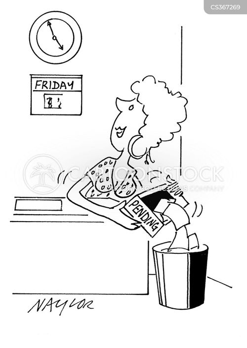 Pending Cartoons and Comics - funny pictures from CartoonStock