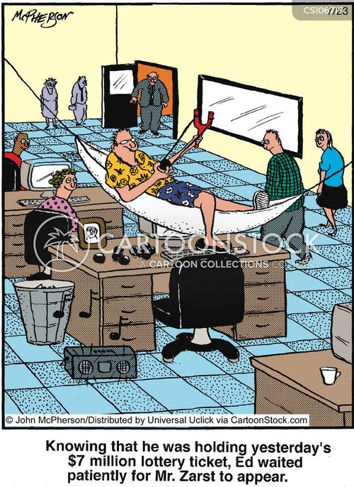 Winning Ticket Cartoons and Comics - funny pictures from CartoonStock