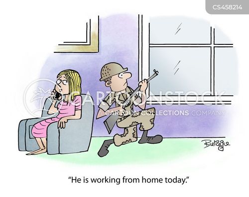 Telecommuters Cartoons and Comics - funny pictures from CartoonStock