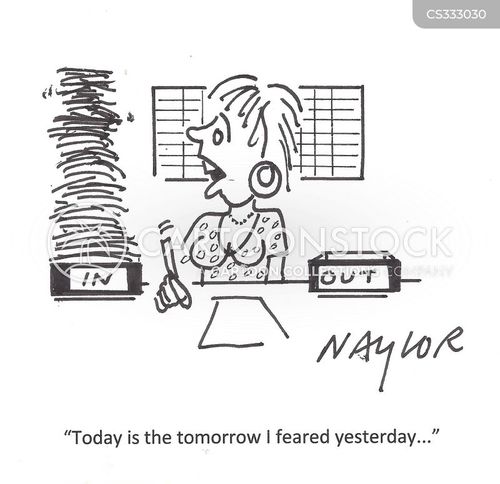 Putting Things Off Cartoons and Comics - funny pictures from CartoonStock