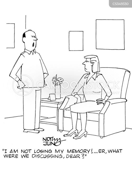 Lost Memory Cartoons and Comics - funny pictures from CartoonStock