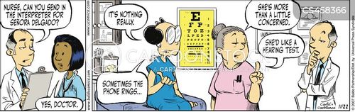 Hearing Test Cartoons and Comics - funny pictures from CartoonStock
