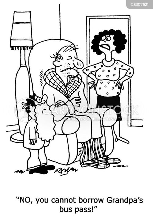 Bus Pass Cartoons and Comics - funny pictures from CartoonStock