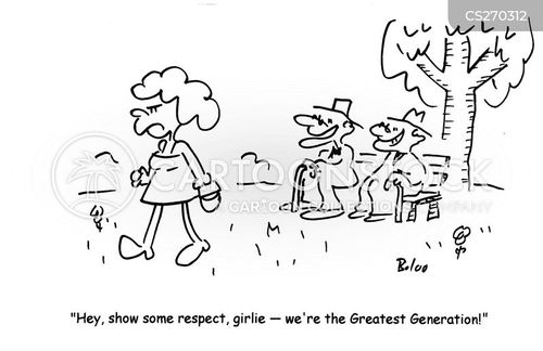 Greatest Generation Cartoons and Comics - funny pictures from CartoonStock