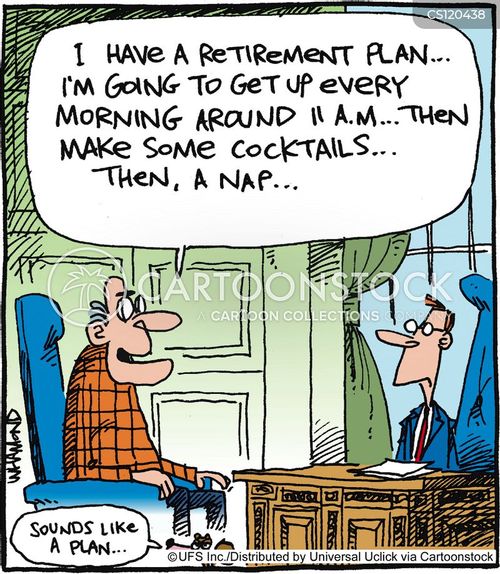 Pension Plan Cartoons and Comics - funny pictures from CartoonStock