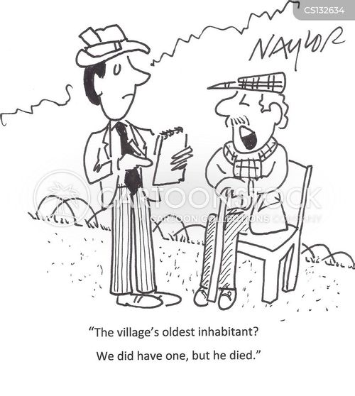 Inhabitants Cartoons and Comics - funny pictures from CartoonStock