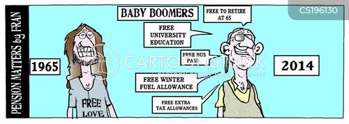 Baby Boomer Cartoons and Comics - funny pictures from CartoonStock